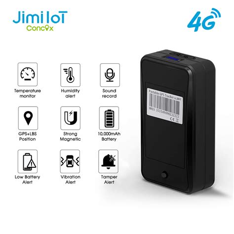 Jimi 4g Lte Cat 1 Asset Gnss Tracker Ll301 Remote Sound Monitor Temper Alert Gps Locator