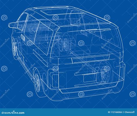 Concept Car Vector Stock Vector Illustration Of Frame