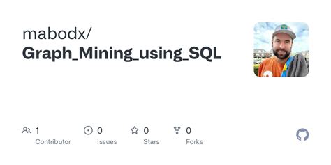 github mabodx graph mining using sql