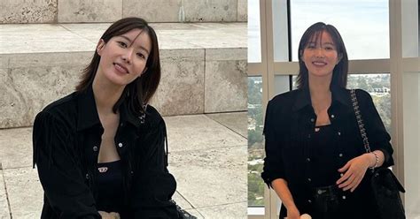 임수향 미술관도 세돌이랑 갔어요” 상큼 발랄한 웨스턴 셔츠 데님 캐주얼룩 스타와 패션