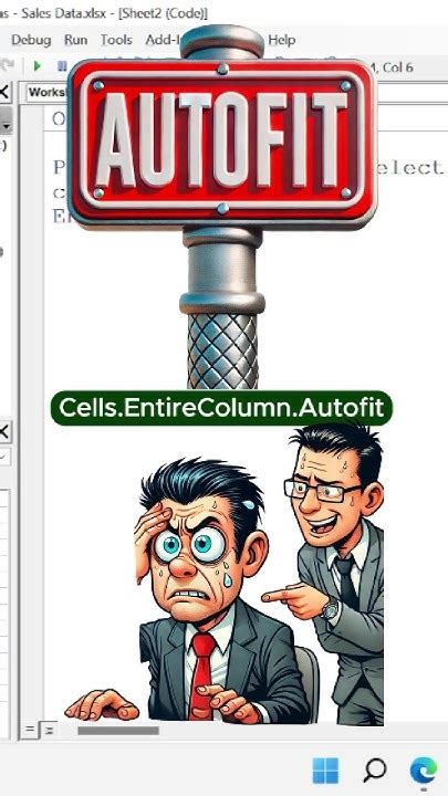 How To Autofit Column Using Excel Vba Exceltips Excel Tech Excelvba Vba Youtube