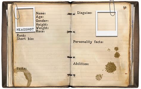 Blank Case File Template