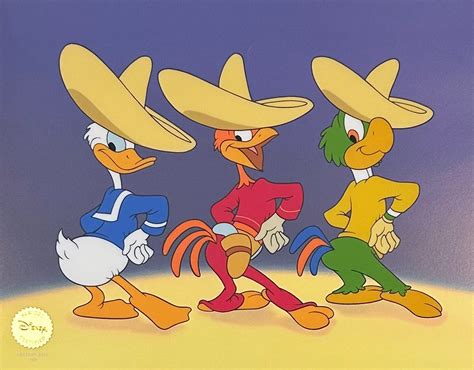 Original Walt Disney Limited Edition Sericel Three Happy Chappies 2005