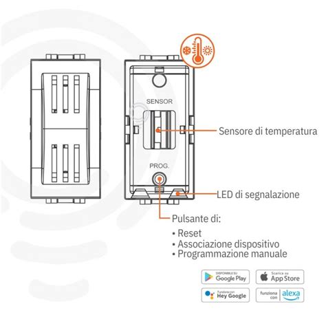 Modular Black Temperature Sensor Battery Powered V