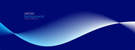 부드러운 그라데이션 벡터 추상적 배경 편안하고 조용한 예술과 함께 흐르는 진한 파란색 곡선 모양은 건강 의학 또는 음악 사운드를 설명 할 수 있습니다 액체에 대한 스톡 벡터