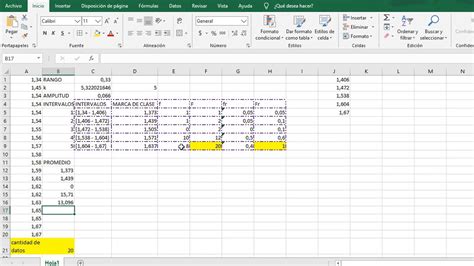 Tabla En Excel Para Datos No Agrupados At Lucas Cade Blog