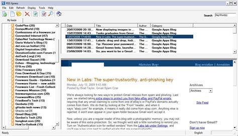 Desktop Rss Reader Rss Xpress Ghacks Tech News