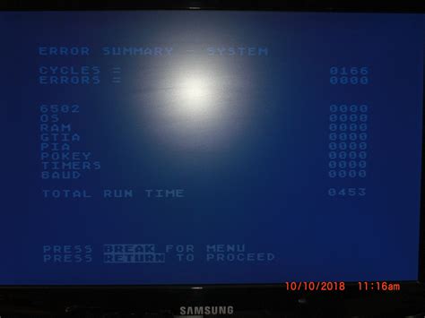 Continuous Errors With Super Salt Atari 8 Bit Computers Atariage