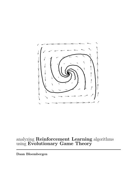 Pdf Analyzing Reinforcement Learning Algorithms Using Evolutionary Game Theory