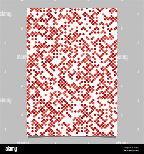 Red Dot Pattern Brochure Background Vector Stationery Template Design Stock Vector Image And Art