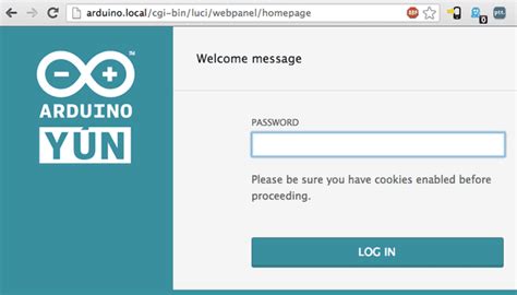 Getting Started With The Arduino Yún Arduino Documentation Arduino