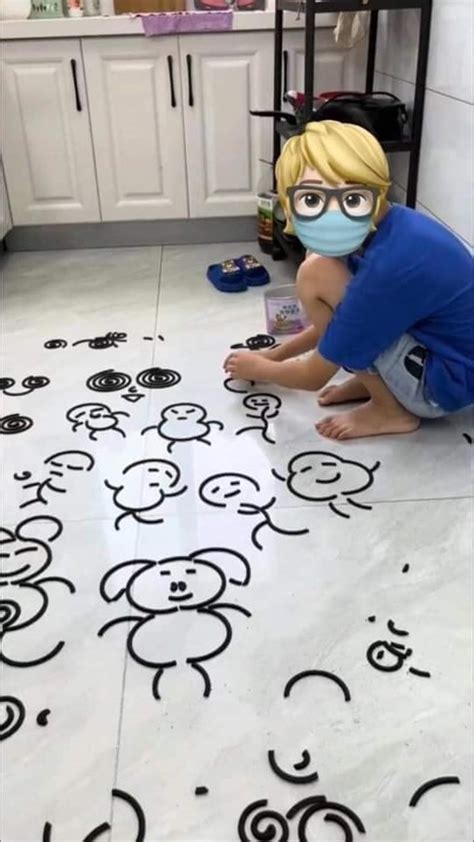 พ่อหาลูกหาย ที่แท้แอบเล่นของแปลกในครัว เห็นผลงานเต็มตา โกรธแค่ไหนก็หลุดขำ