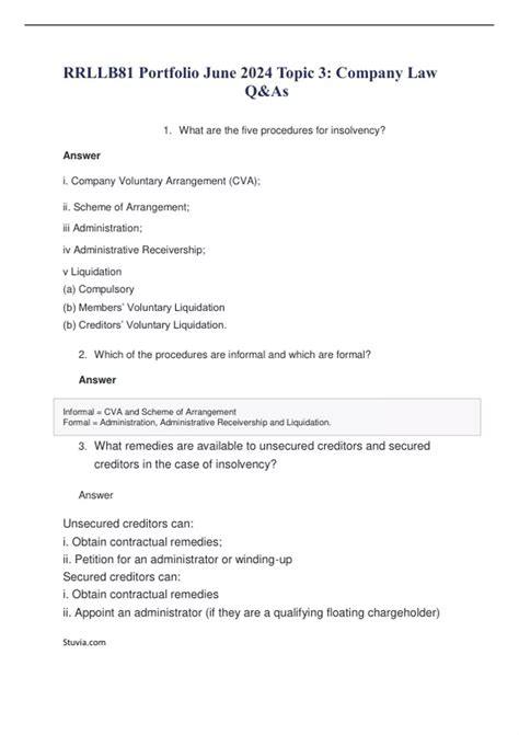 LML Assignment COMPLETE ANSWERS Semester DUE March Business Law Stuvia US