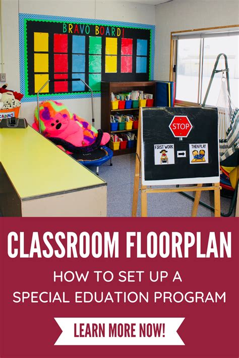 Classroom Floor Plan Setting Up A Special Education Classroom Autism Adventures