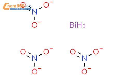 46140 16 3 硝酸铋CAS号 46140 16 3 硝酸铋中英文名 分子式 结构式 960化工网