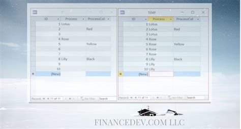 Implementing Excels Fill Down On Ms Access Table