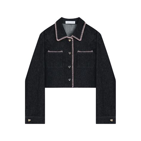 생지 자켓 데님 하트단추 플리츠스커트 투피스 스쿨룩 교복 패션 여성정장세트