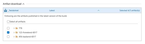 Azure Devops Release Artifacts Getting Deselected After New Build Artifact Creation Stack Overflow
