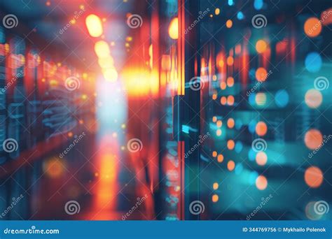 Server Room Data Center Big Data Storage Cloud Computing Technology