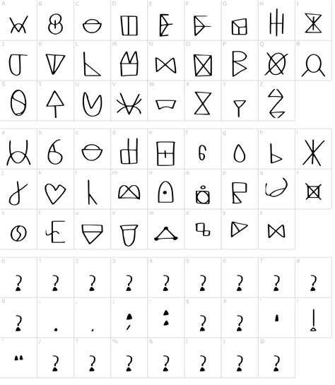 Secret Language Font Download