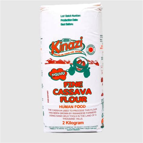 Kinazi Cassava Flour Fufu Premium Cassava Flour 44 Lbs