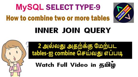 Inner Join Combine Two Or More Table In Mysql Tamil Display Two Or More Table In Mysql Tamil