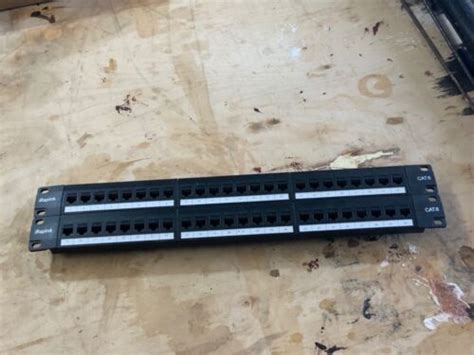 Rapink Patch Panel 48 Port Cat6a With Inline Keystone 10g Support Ebay