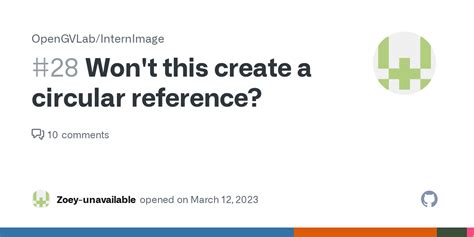 Wont This Create A Circular Reference · Issue 28 · Opengvlab