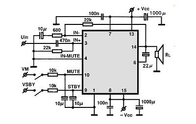 Audio IC Electronic Circuits TV Schematics Audio