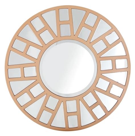 Gold Round Metal Framed Accent Mirror 315 Inch
