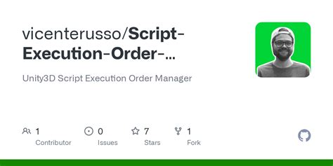 Github Vicenterussoscript Execution Order Manager Unity3d Script Execution Order Manager