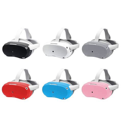 เคสฝาครอบป้องกันซิลิโคนสำหรับ Pico 4หูฟัง Vr ปลอกหุ้มหัวไม้กอล์ฟกันรอยขีดข่วนสำหรับอุปกรณ์เสริม