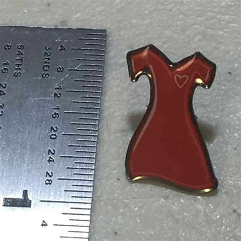 Vtg Go Red For Women American Heart Association Red Dress Lapel Tack Pin Ebay