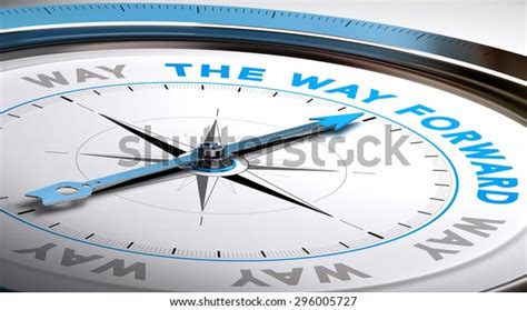 Way Forward Compass Over 1173 Royalty Free Licensable Stock