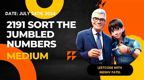 2191 Sort The Jumbled Numbersstep By Step Solutionleetcodecoding