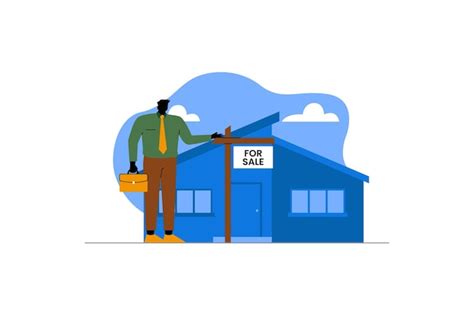Premium Vector House For Sale Sign Vector Illustration