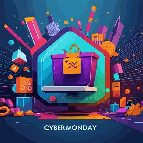 Premium Vector Algorithmic Art Cyber Monday Design Algorithm