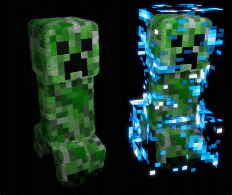 I Saw Your Fluffy Bee And Made A Fluffy Creeper Minecraft