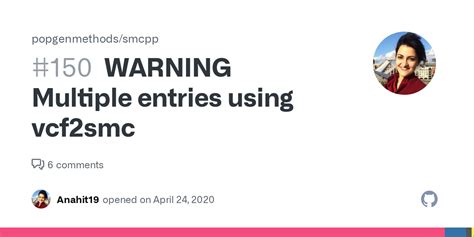 Warning Multiple Entries Using Vcf2smc · Issue 150 · Popgenmethods Smcpp · Github