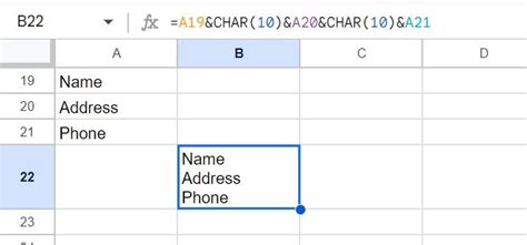 How To Insert A New Line To The Same Cell In Google Sheets