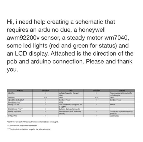 Solved Hi I Need Help Creating A Schematic That Requires An Arduino