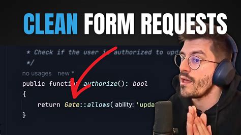 Laravel Clean Code How To Write Perfect Form Requests Youtube