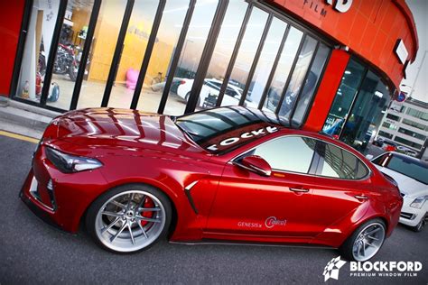 제네시스 G70 에이드로 Ver 블락포디 샴페인골드 열차단 썬팅 재시공 후기 By 블락포디 위례점 네이버 블로그