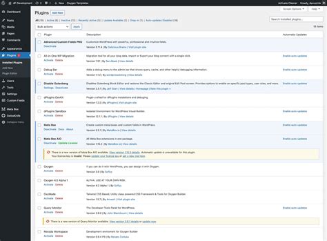 wordpress admin dark theme wp admin cleaner