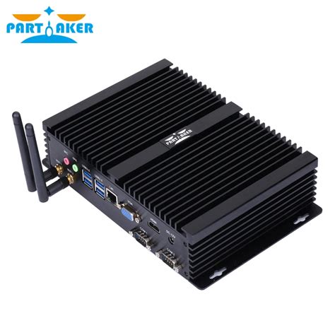 Best Deal Partaker Industrial Fanless Mini Pc Win Intel Core I U Intel Lans Com Usb