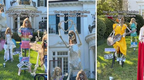 Taylor Swift Skeleton Display In New Orleans Becomes Viral Sensation