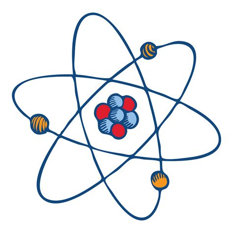 Atom Molecule Icon Hand Drawn Style 14182793 Vector Art At Vecteezy