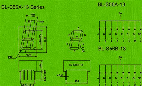 056 Inch Single Digit Led 7 Segment