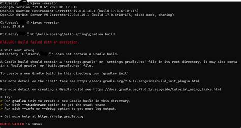 Gradlew Build 오류 인프런 커뮤니티 질문and답변