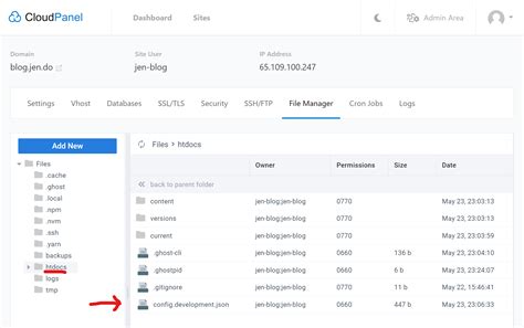 Ghost Cms On Cloudpanel Install And Configure Tutorials N👀bishme